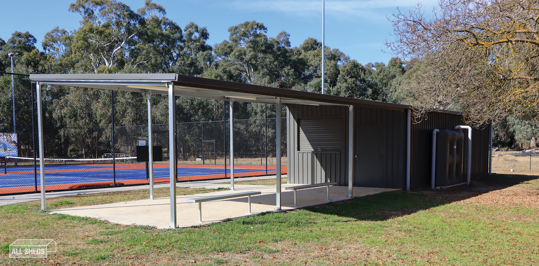 Tennis Club Kiosk & Storage Shed - All Sheds