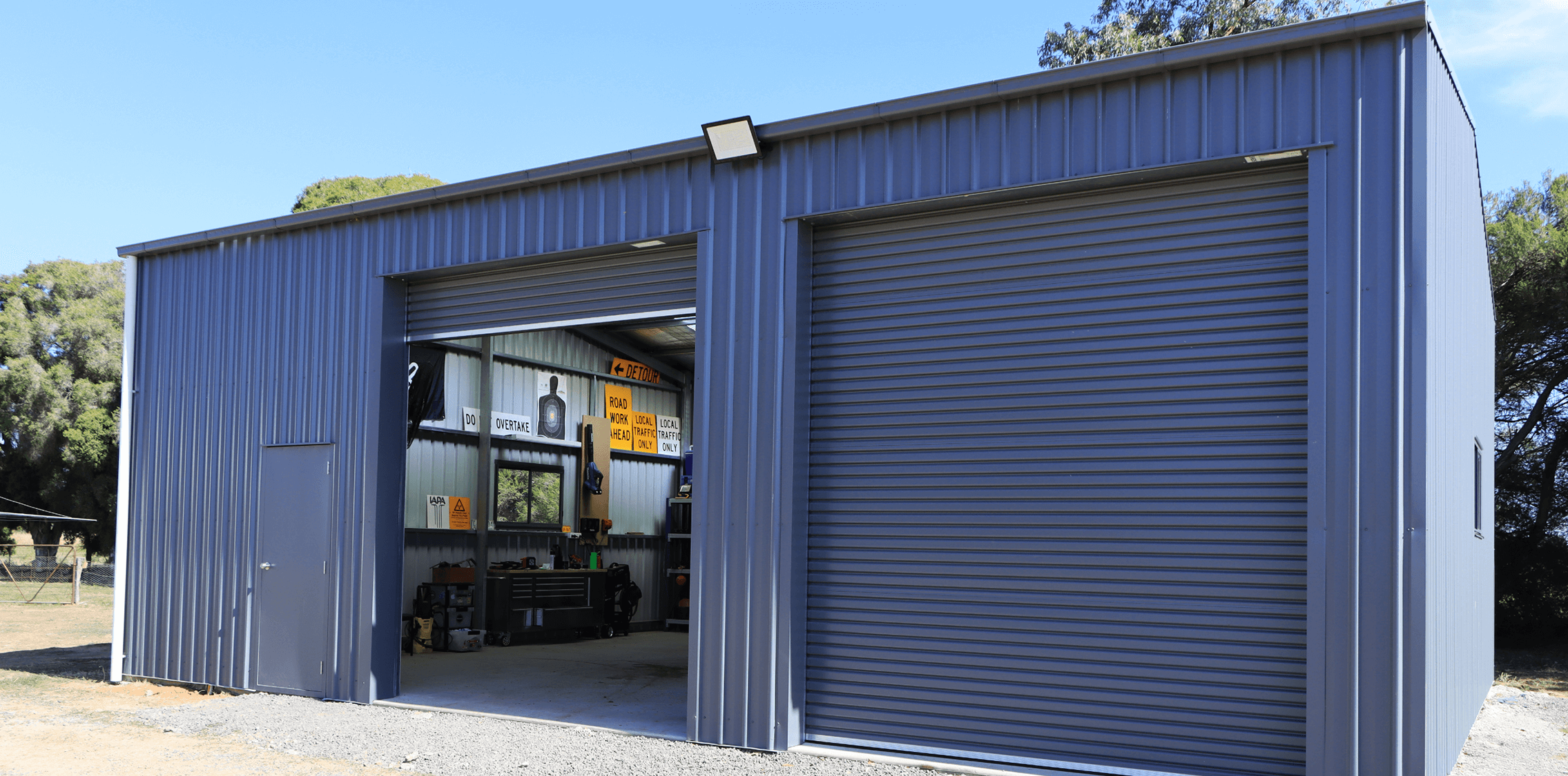 Custom Workshop & Car Storage Shed - All Sheds